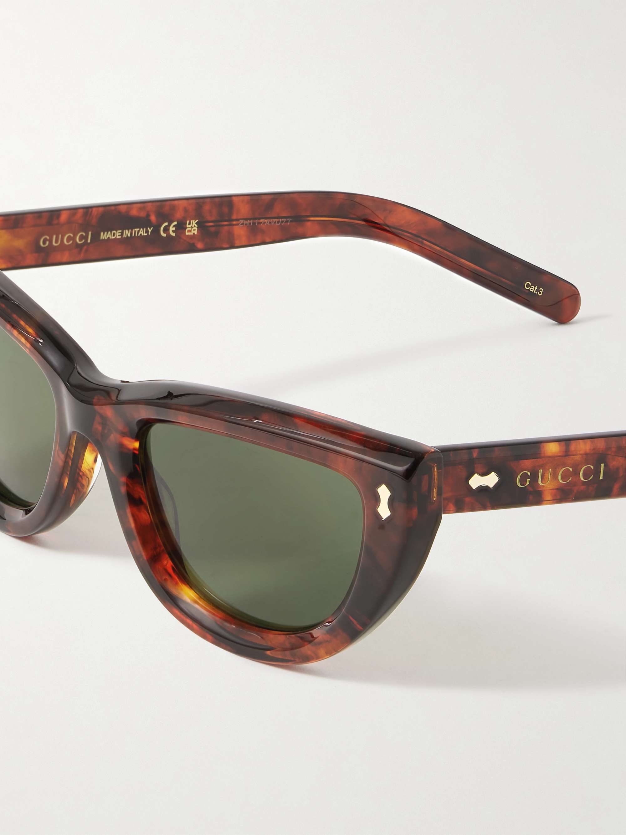 Gucci Cat-Eye Sunglasses In Tortoiseshell - 40% Off  display picture 2