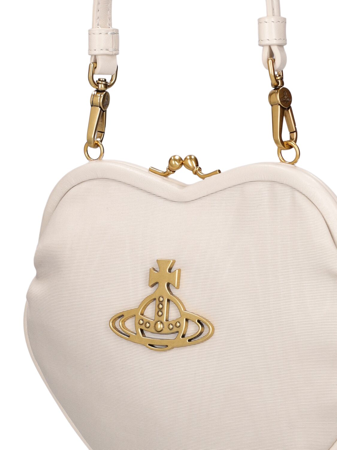 White Cream Vivienne Westwood Bag Vivienne Westwood Belle Heart