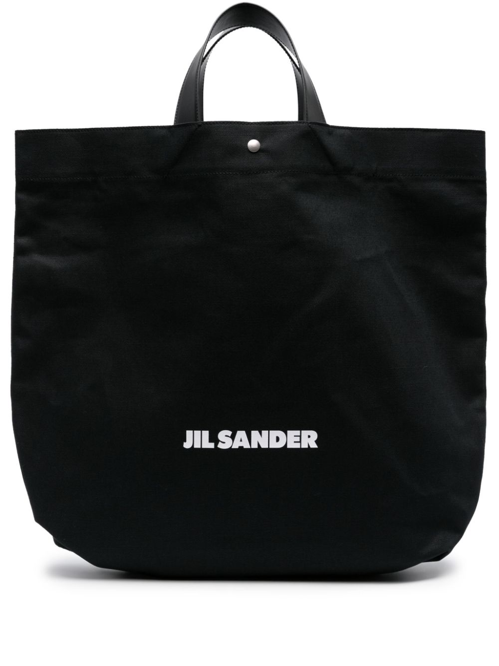 Jil Sander Book Canvas Tote Bag In Black - 41% Off | Editorialist