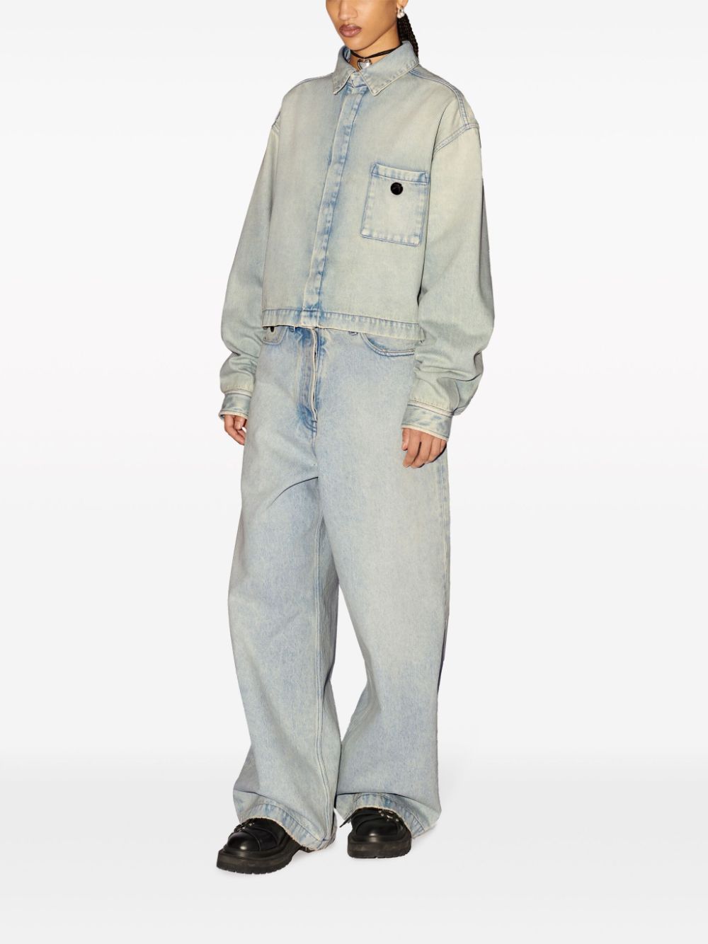 AMBUSH AMBUSH Logo-Appliqué Denim Jacket