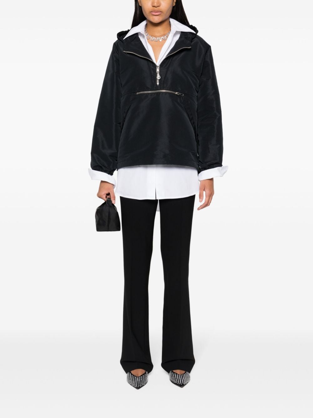 MOSCHINO Moschino Patch-Detail Hooded Jacket