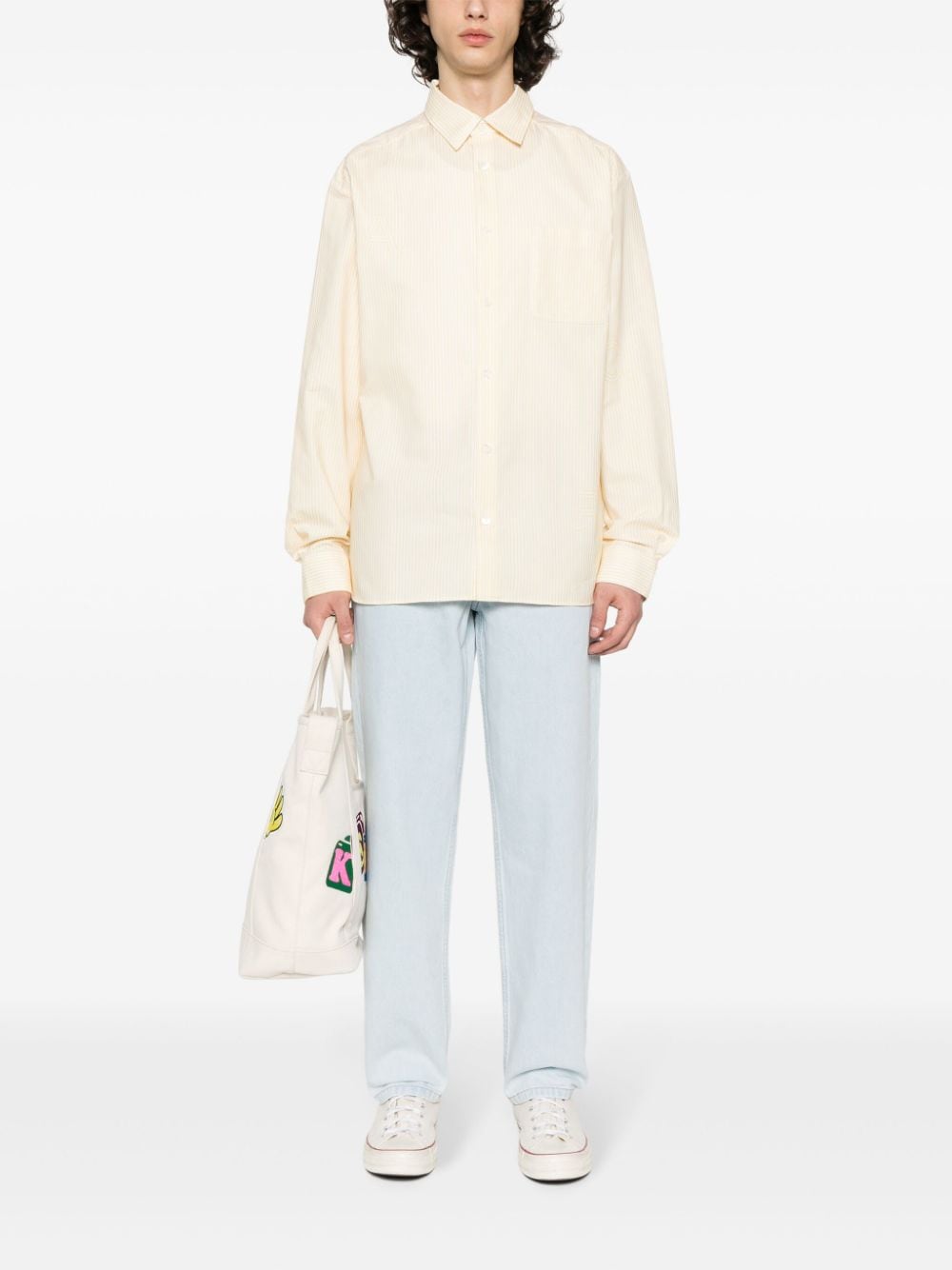 A.P.C. malo striped shirt