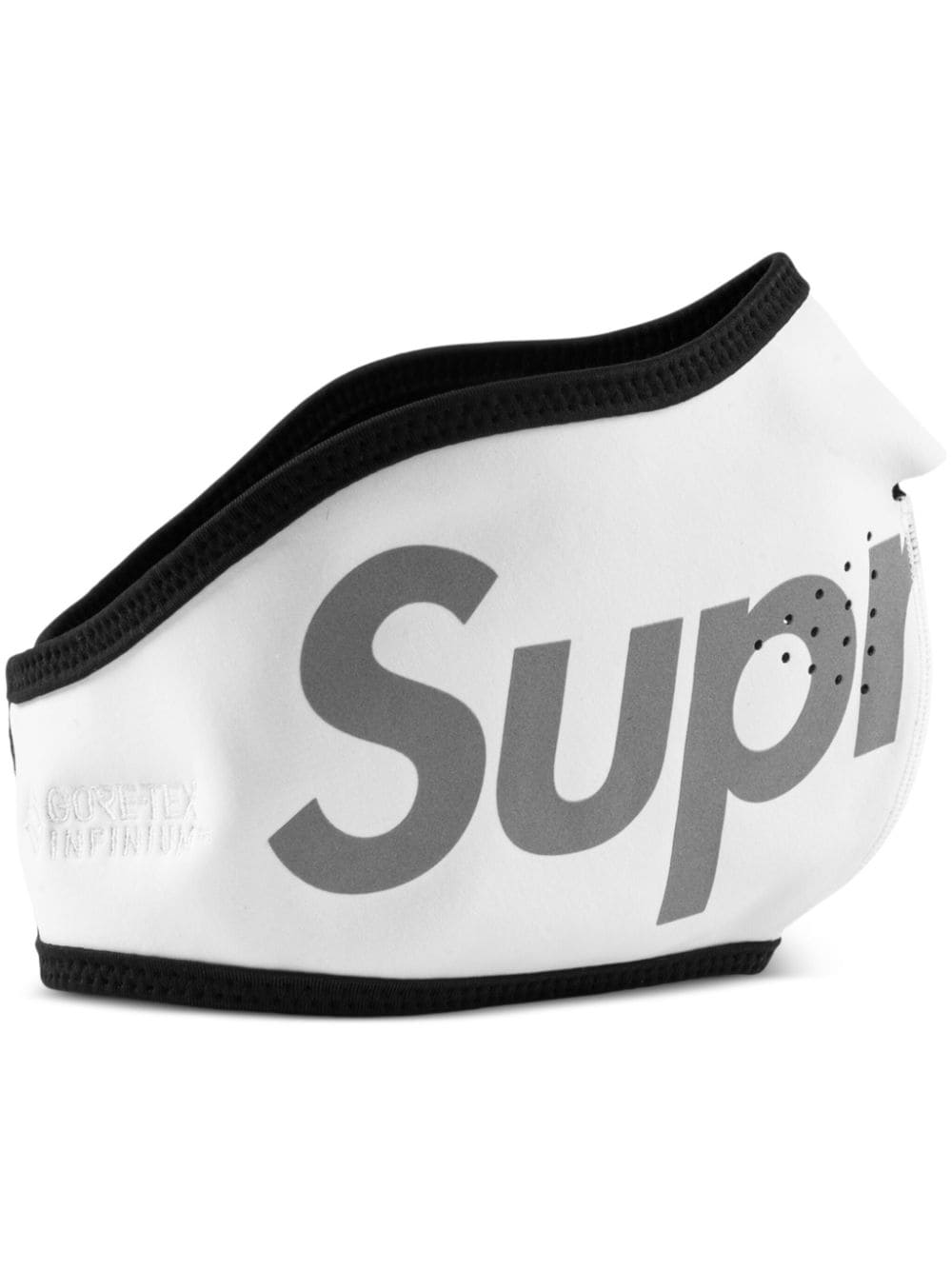 Supreme Logo Windstopper Face Mask - White | Editorialist