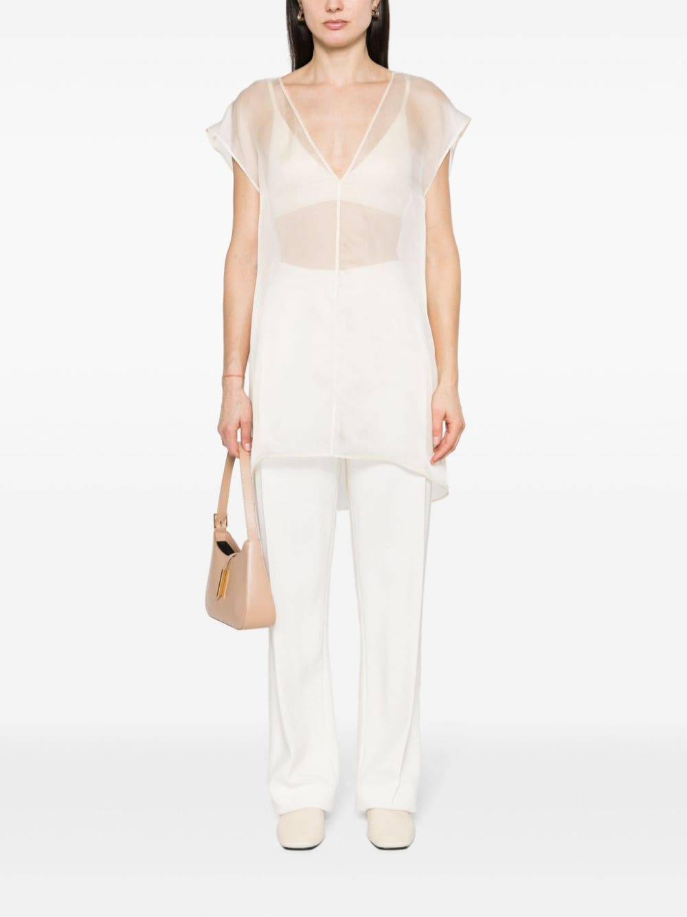 FABIANA FILIPPI Fabiana Filippi Semi-Sheer Blouse