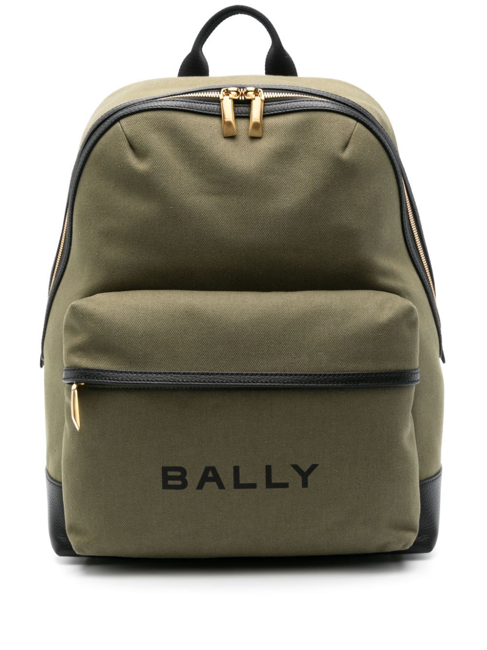 Bally Bar Canvas Backpack - Green | Editorialist
