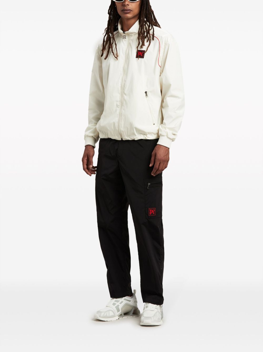 PALM ANGELS Logo-Embroidered Bomber Jacket