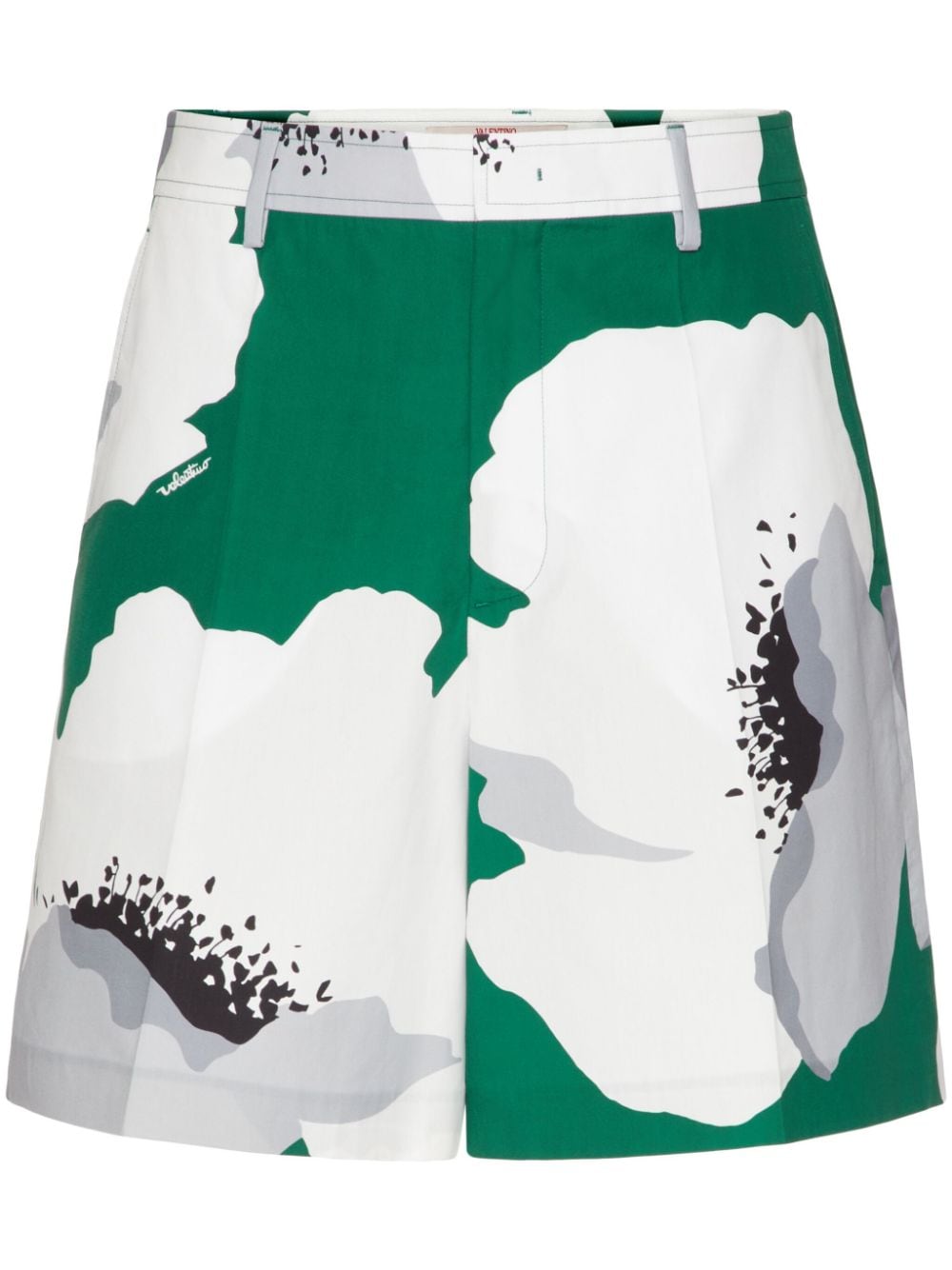VALENTINO Bermuda Shorts with Portrait Print
