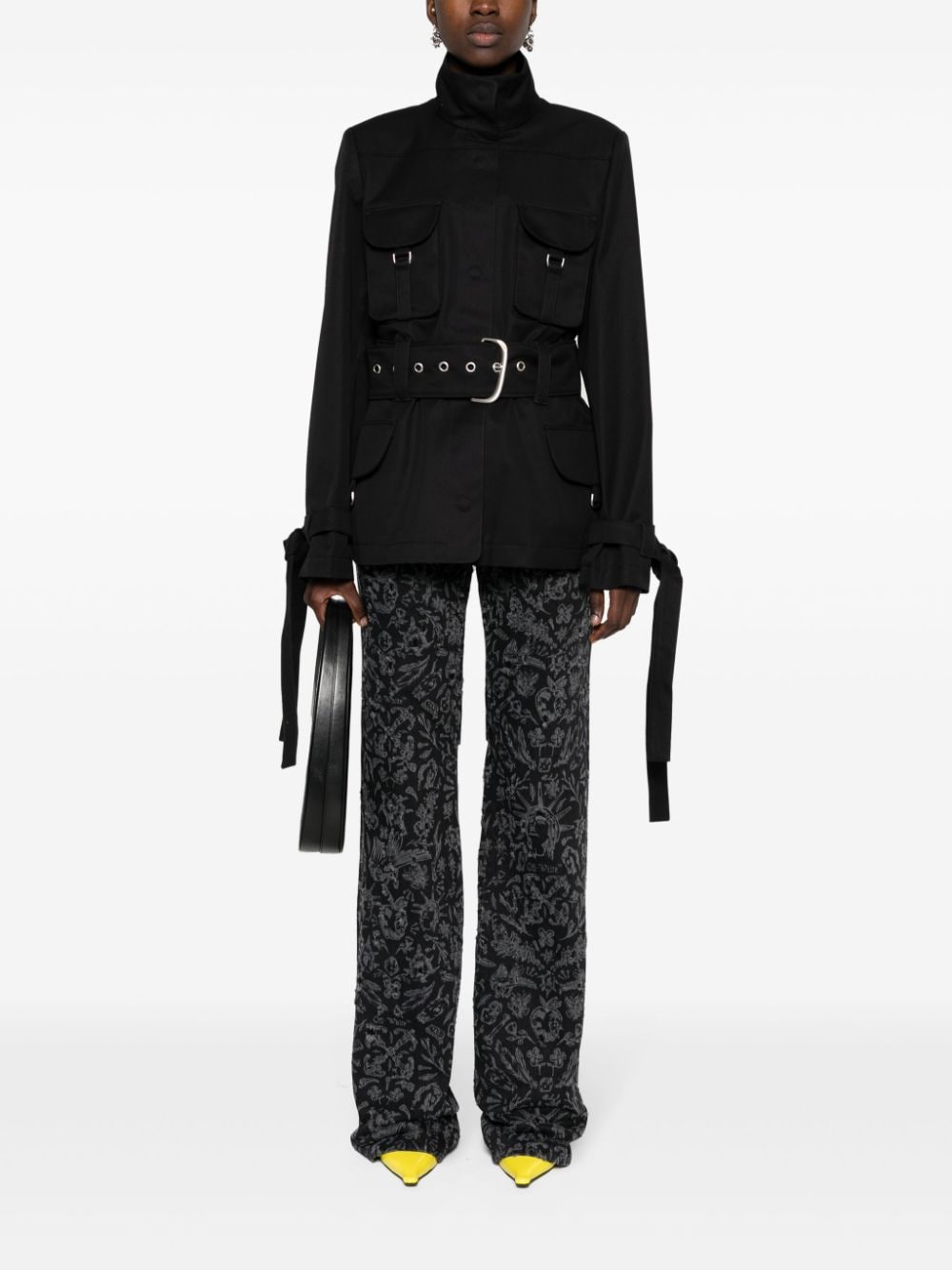 OFF-WHITE Off-White Tattoo Straight-Leg Jeans