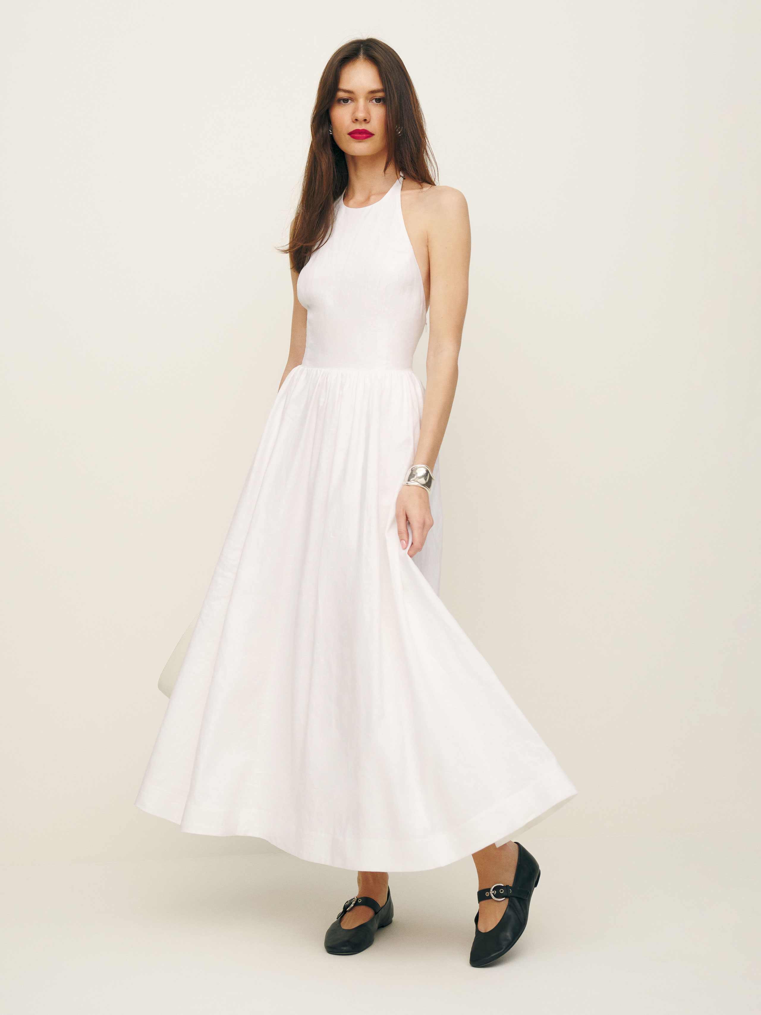 Reformation Percy Linen Midi Dress In Verna - 70% Off | Editorialist Reformation Percy Linen Midi Dress In Verna - 70% Off | Editorialist