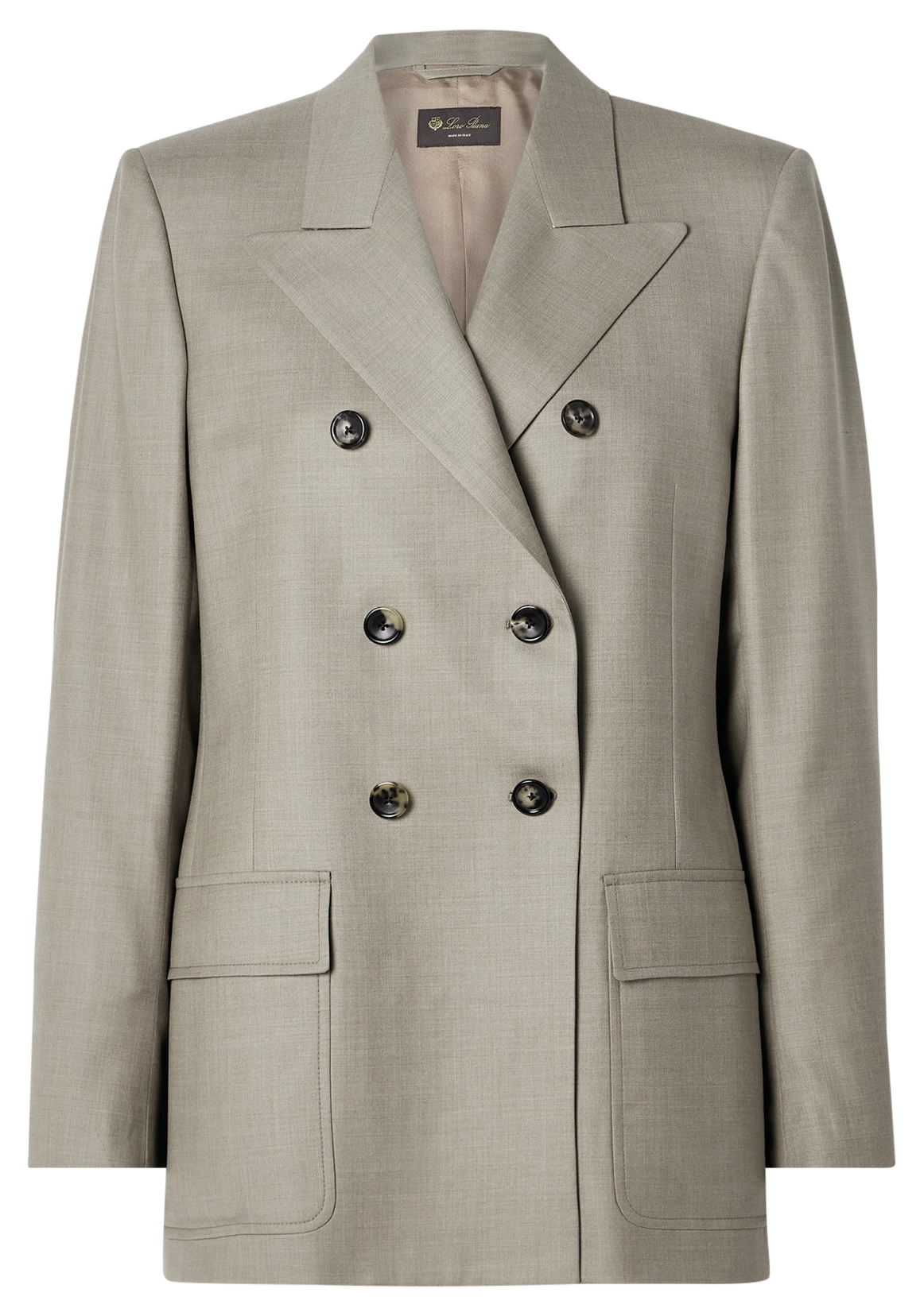 LORO PIANA Loro Piana Pleated Wide-Leg Wool Pants