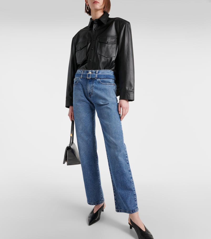 PROENZA SCHOULER Proenza Schouler Ellsworth Mid-Rise Straight Jeans