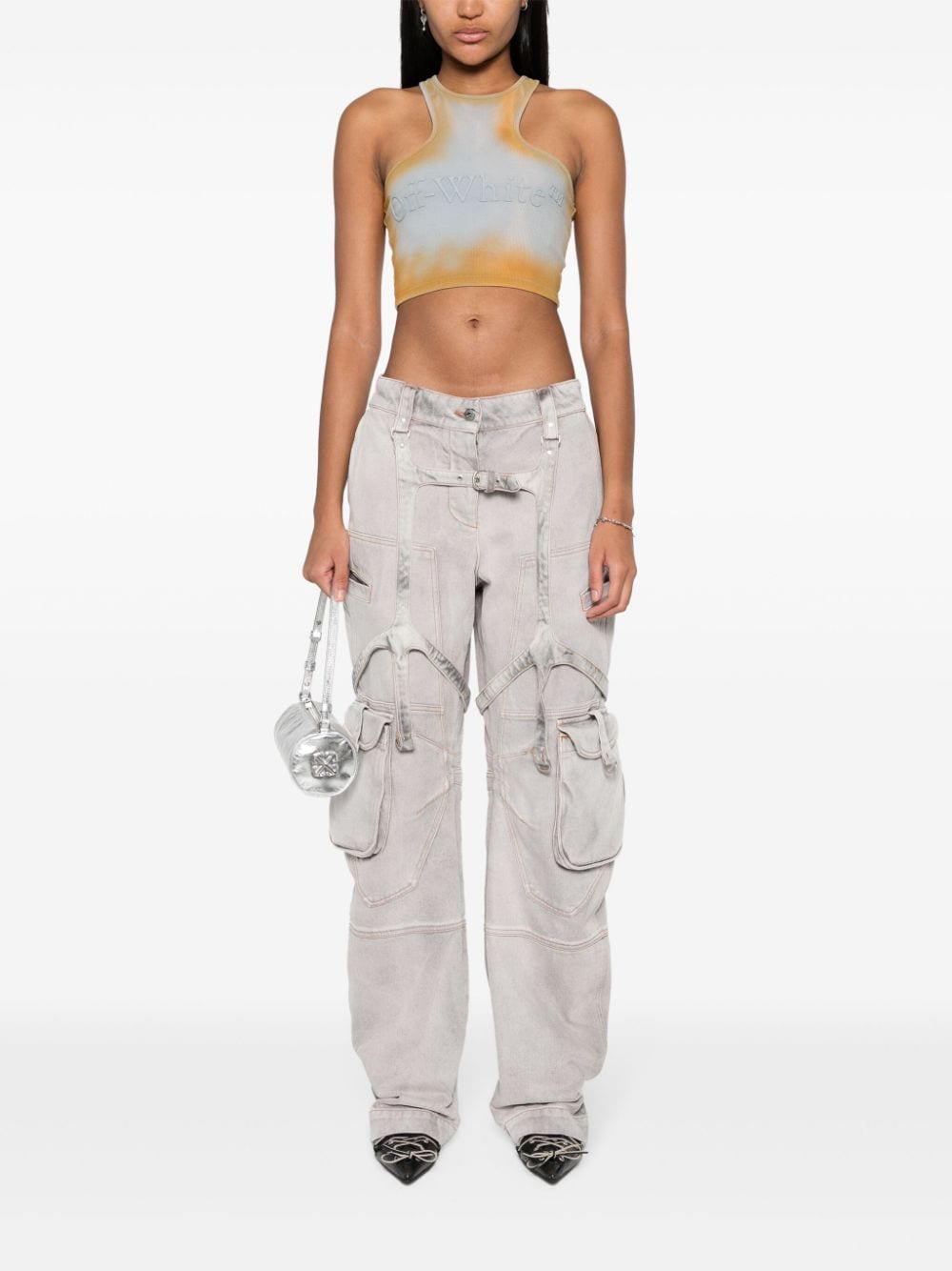 OFF-WHITE Off-White Laundry Tapered Cargo Pants