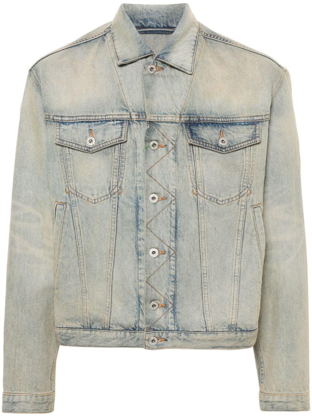 KENZO Kenzo Drawn Varsity Denim Jacket
