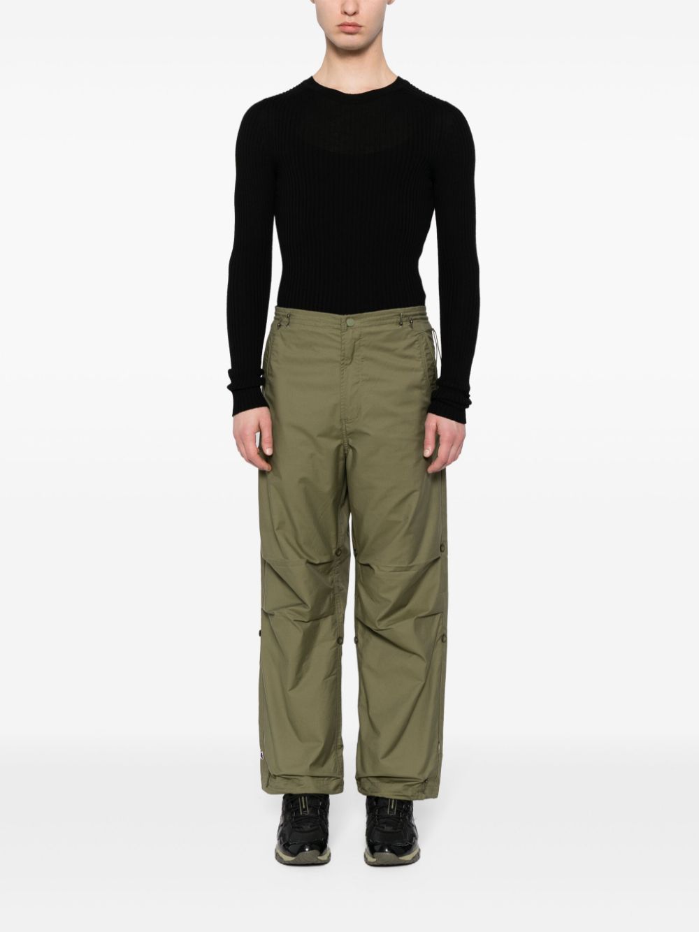 MAHARISHI Maharishi x Jean-Michel Basquiat Wide-Leg Trousers