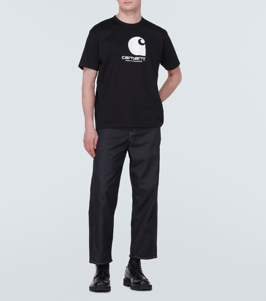 JUNYA WATANABE x carhartt logo cotton jersey t-shirt