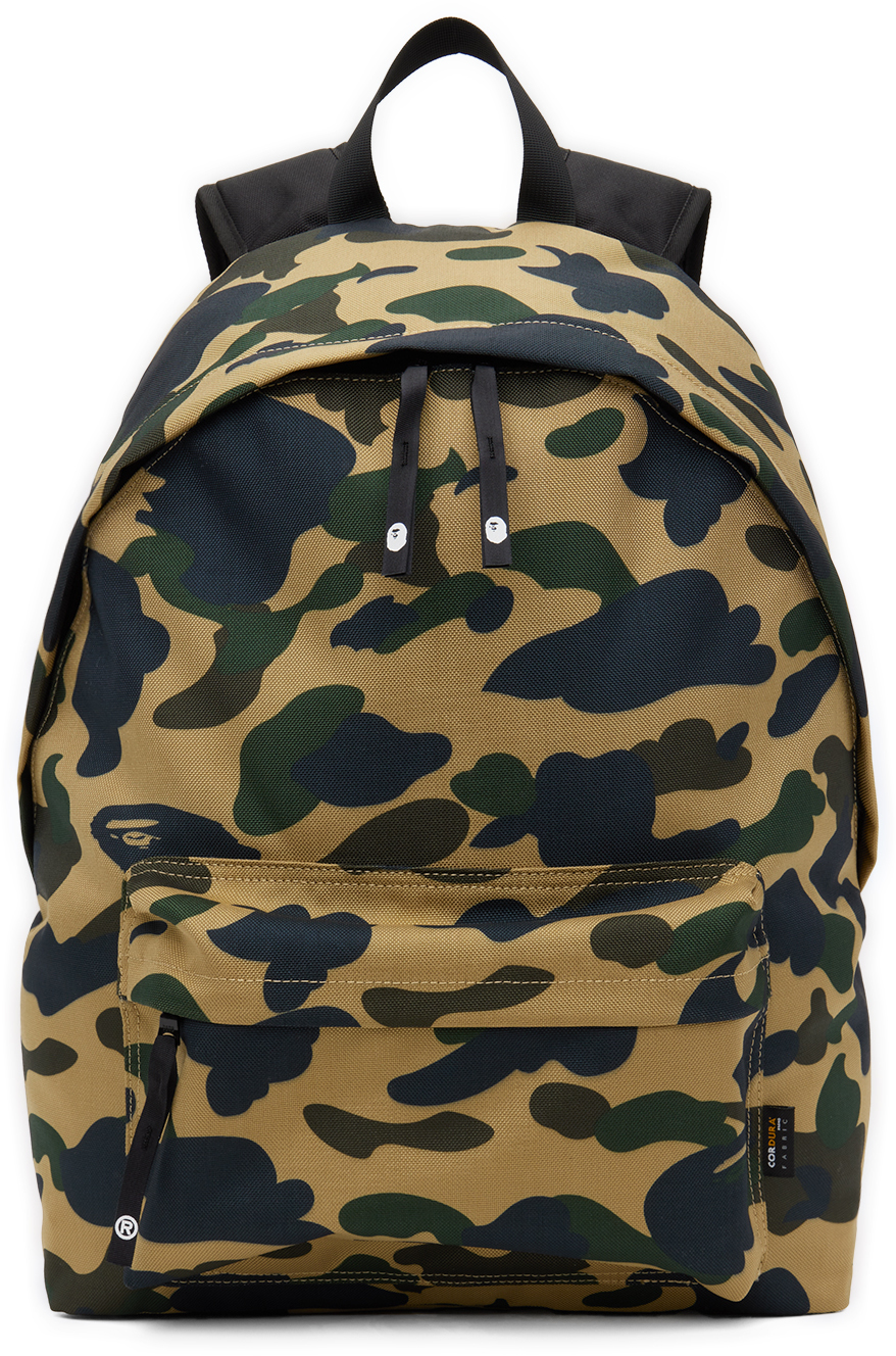 Bape 1st Camo Cordura Day Backpack Yellow Editorialist