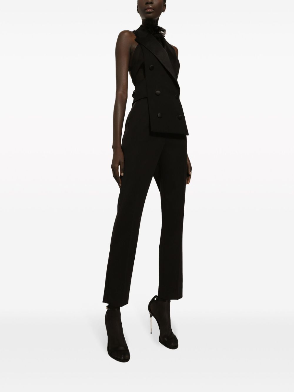 DOLCE & GABBANA Dolce & Gabbana Open-Back Waistcoat