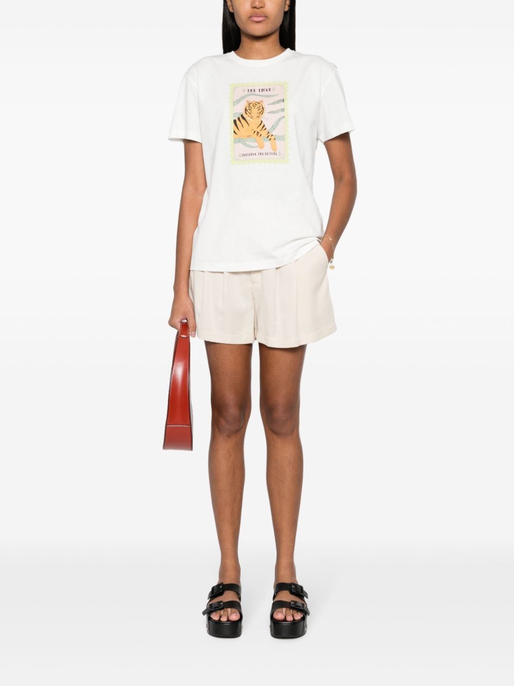 TWINSET TWINSET Graphic-Print Cotton T-Shirt