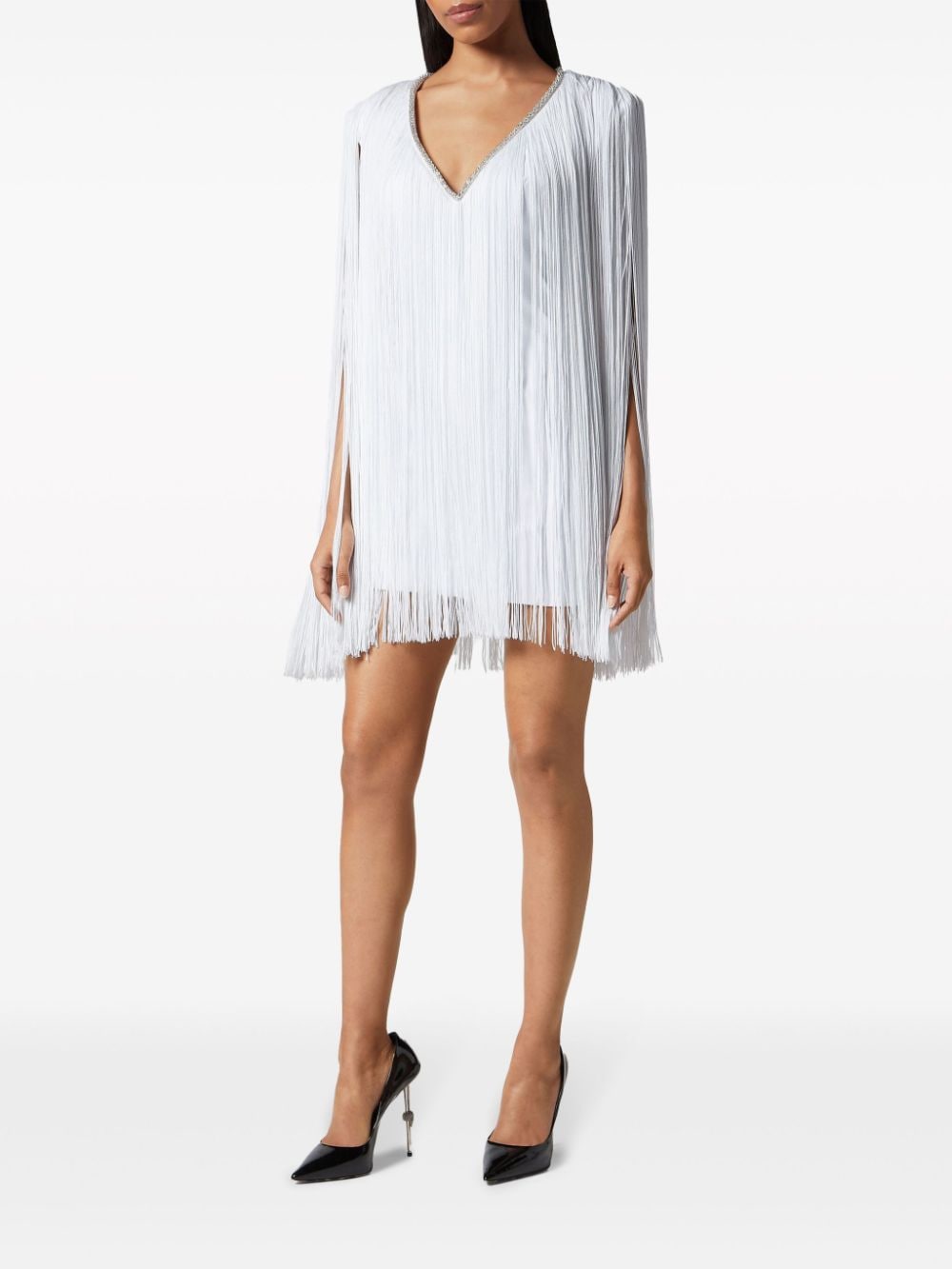 PHILIPP PLEIN Philipp Plein Fringed Mini Dress