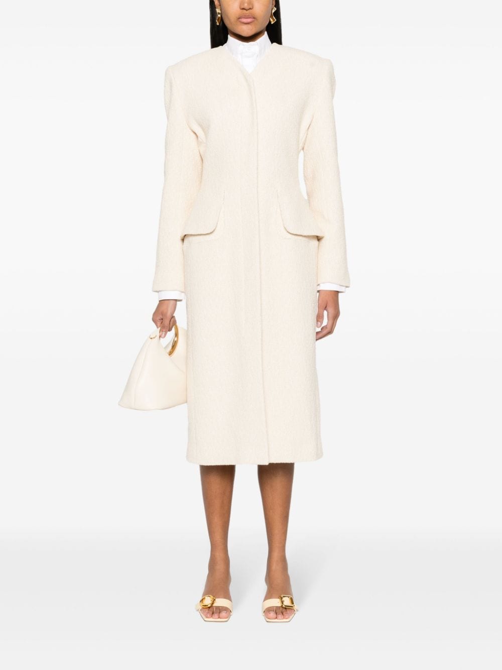 JACQUEMUS Jacquemus Le Manteau Cubo Maxi Coat
