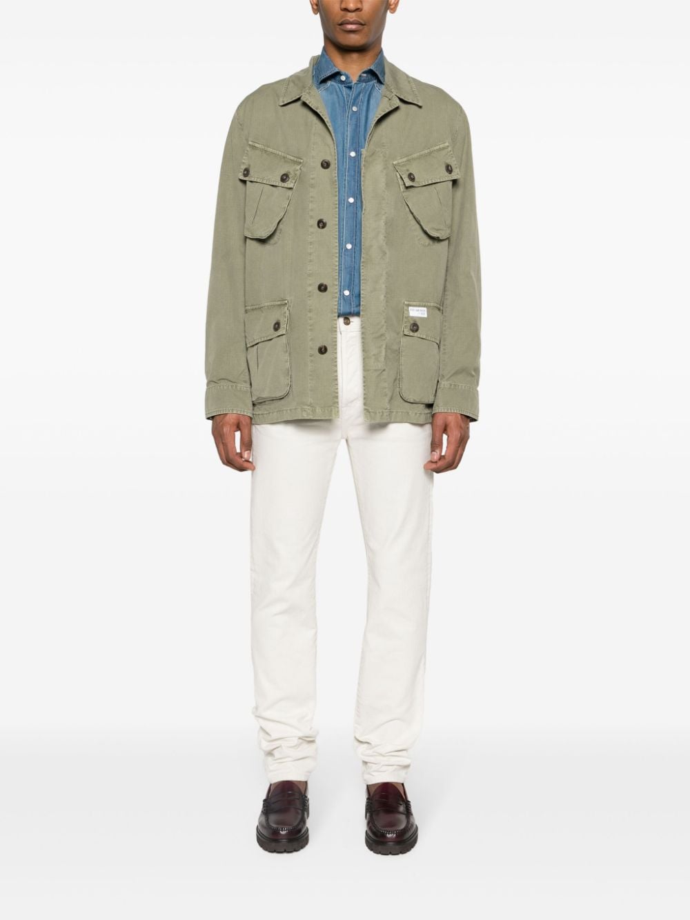 FAY Fay Jungle Cotton Ripstop Shirt Jacket