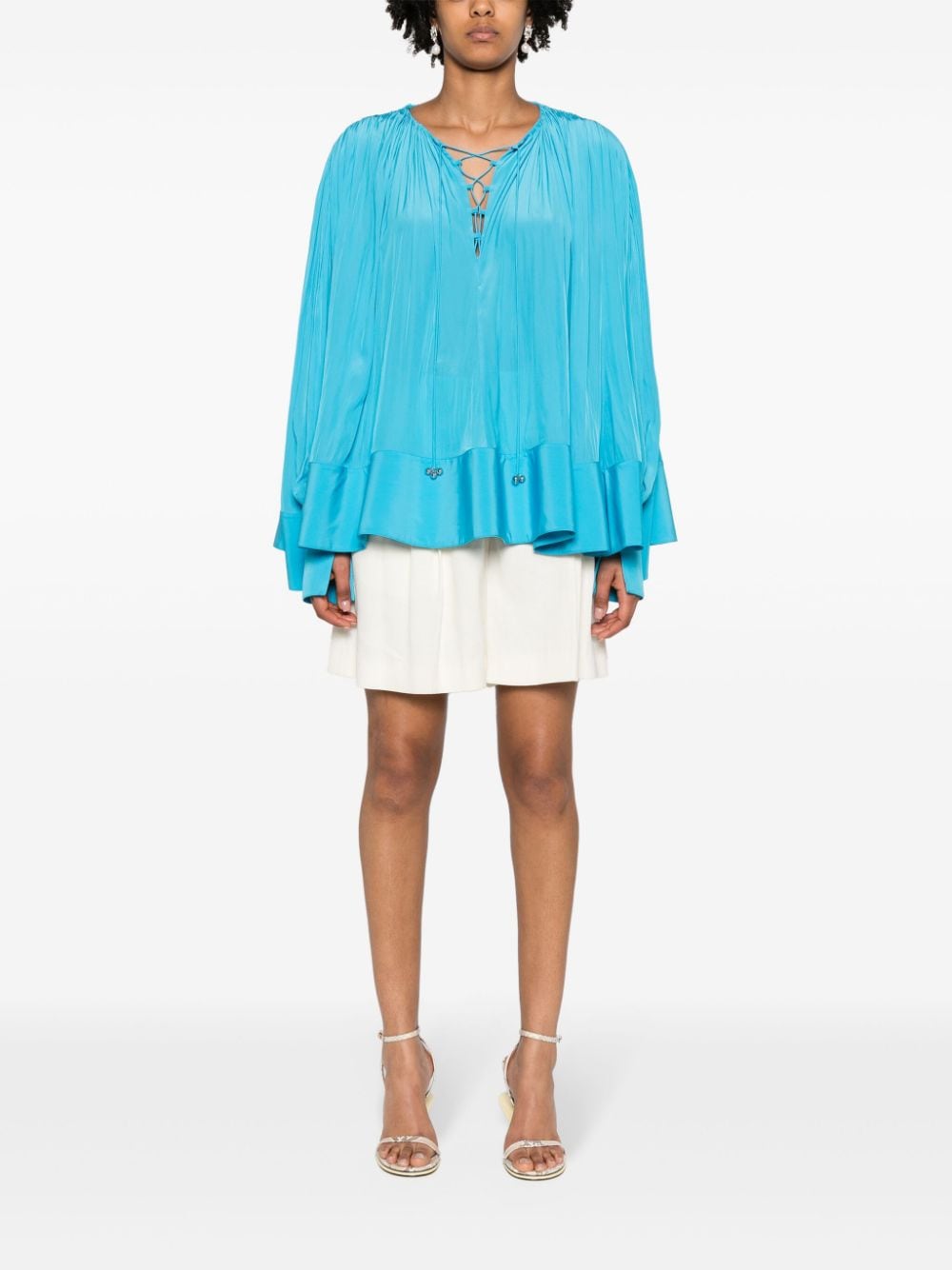 LANVIN Lanvin Gathered Drop-Shoulder Kaftan