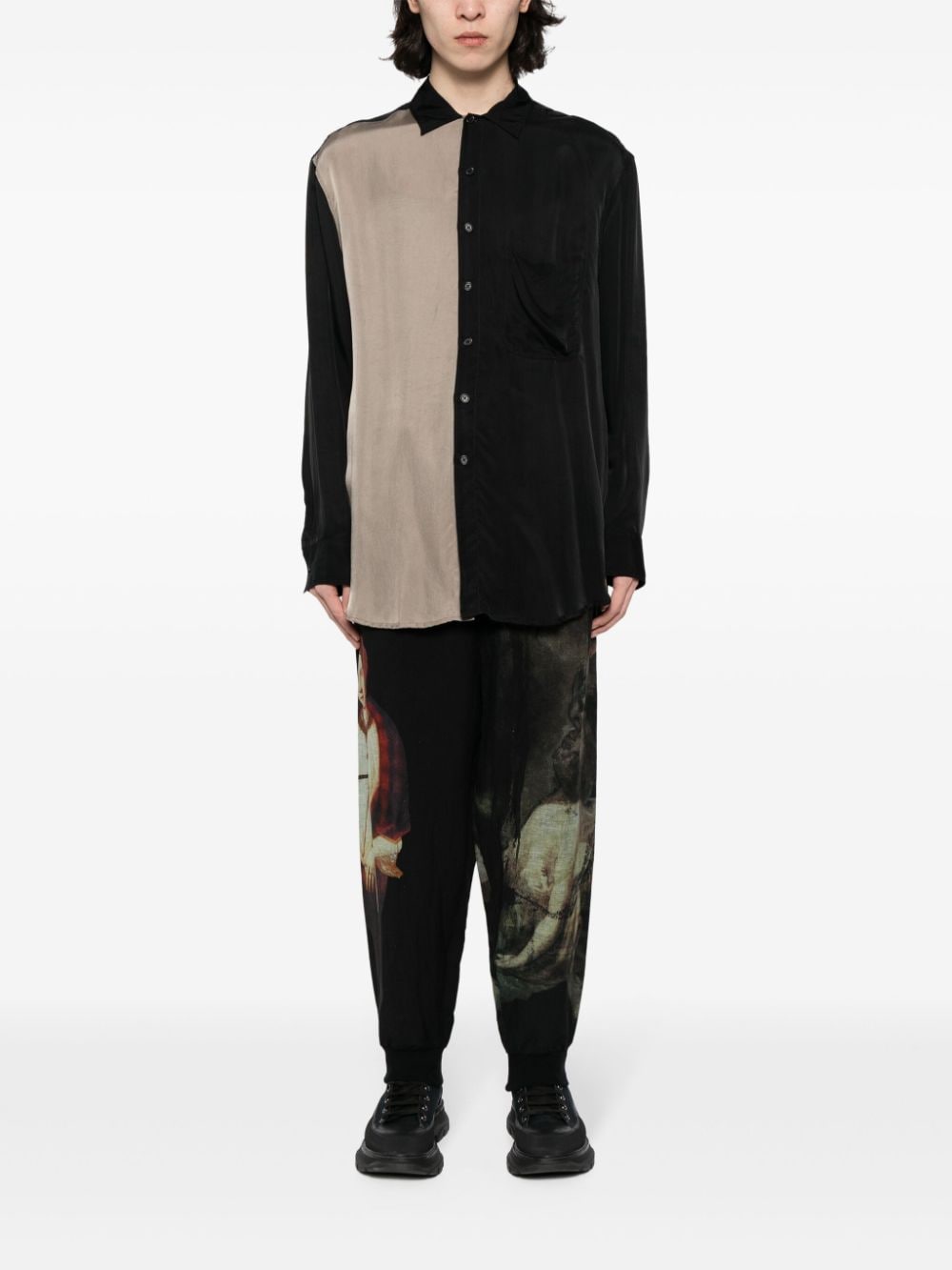 YOHJI YAMAMOTO Yohji Yamamoto Nightmare Tapered Trousers