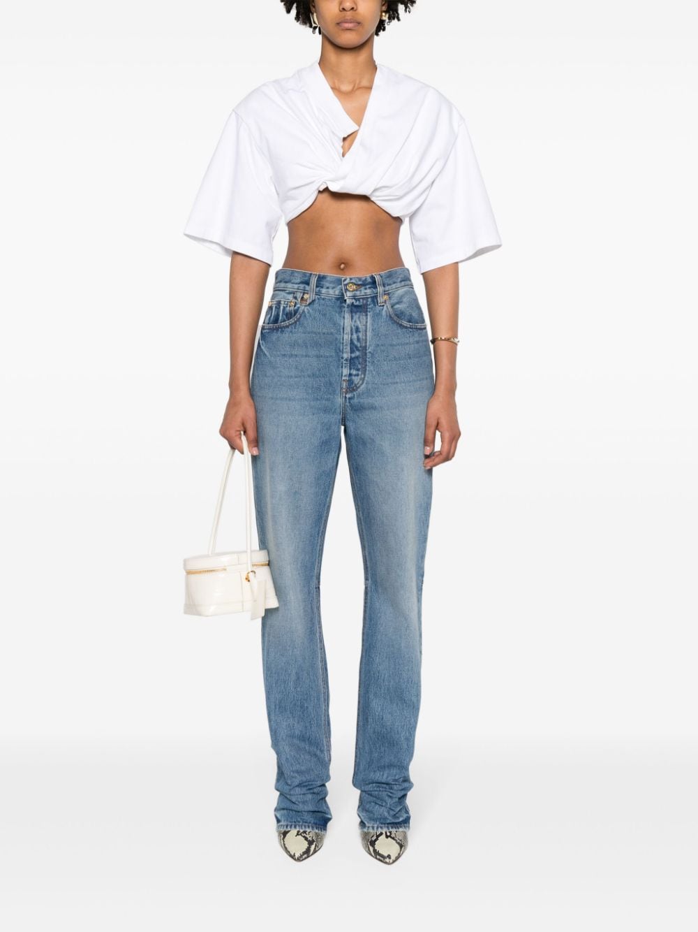 JACQUEMUS Jacquemus Le De-Nimes Droit High-Rise Straight Jeans