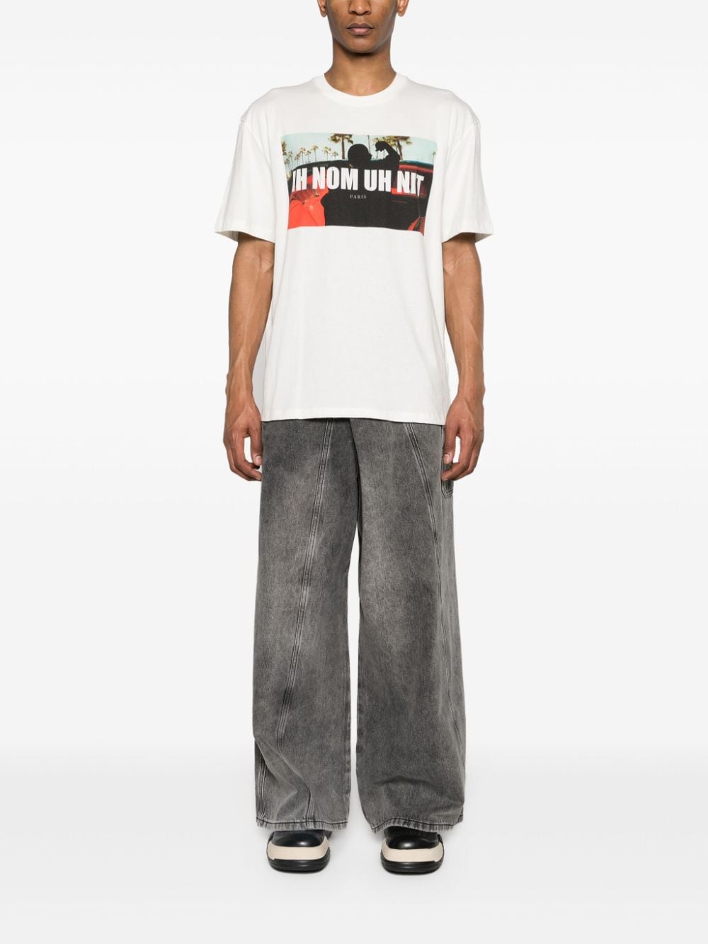 IH NOM UH NIT photograph-print cotton t-shirt