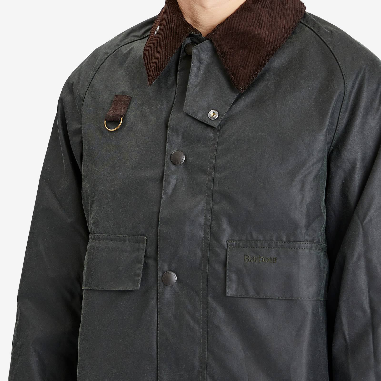 ジャケット・アウター BARBOUR SPEY JACKET WAX SAGE size M Barbour Spey Wax Jacket Sage