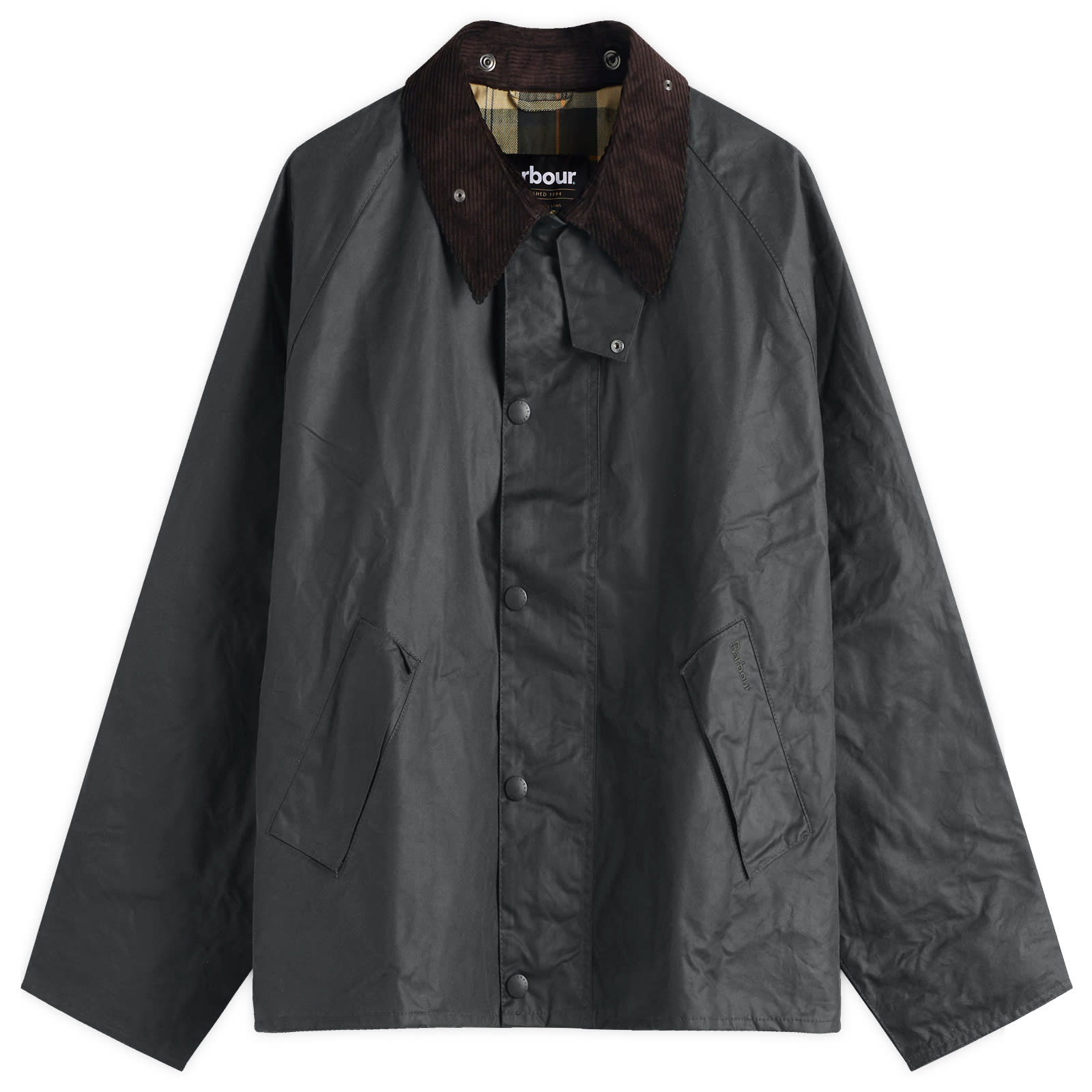 Barbour Transport Wax Jacket - Sage | Editorialist
