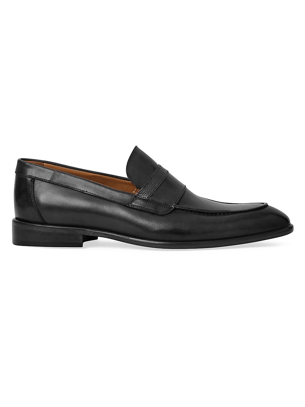 Bruno Magli Silvestro Leather Loafers - Black | Editorialist display picture 2