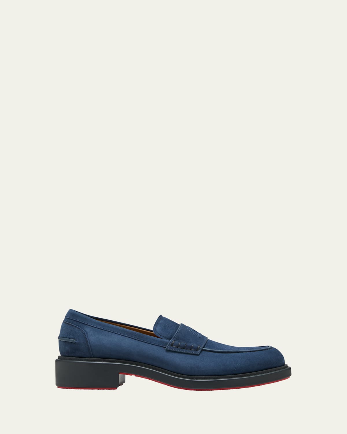 Christian Louboutin Urbino Moc Suede Monogram Loafers in Grey Men EU42 9US $995 Christian Louboutin Gray Casual Shoes for Men for sale | eBay main image 2