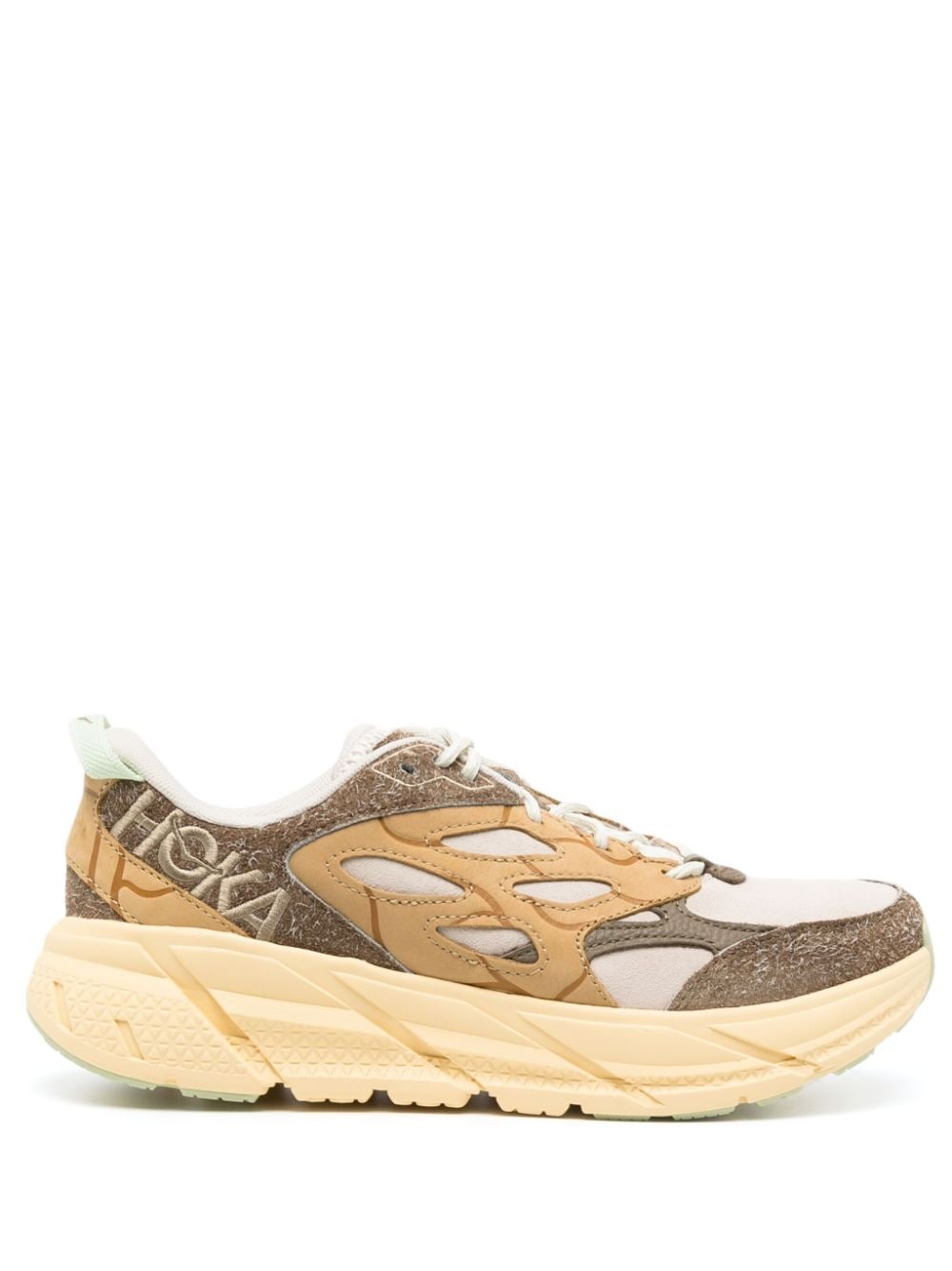 Hoka One One Bondi L Suede Sneakers Simply Taupe/Pumice Stone