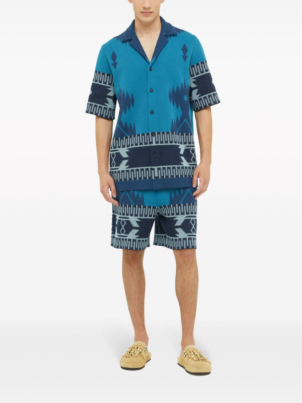 ALANUI icon jacquard piqué shirt