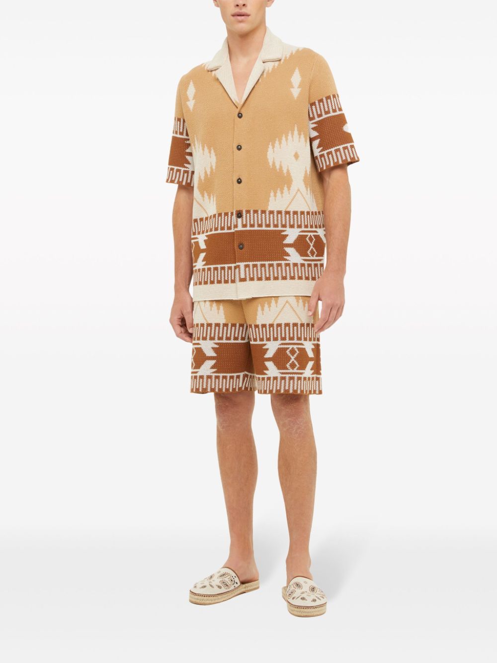 ALANUI icon jacquard piqué shirt
