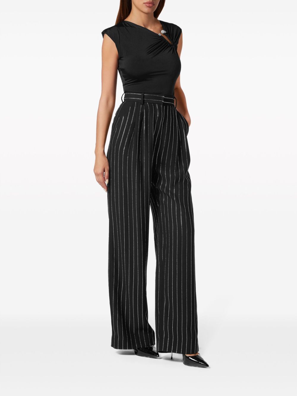 PHILIPP PLEIN Philipp Plein Striped Tailored Trousers