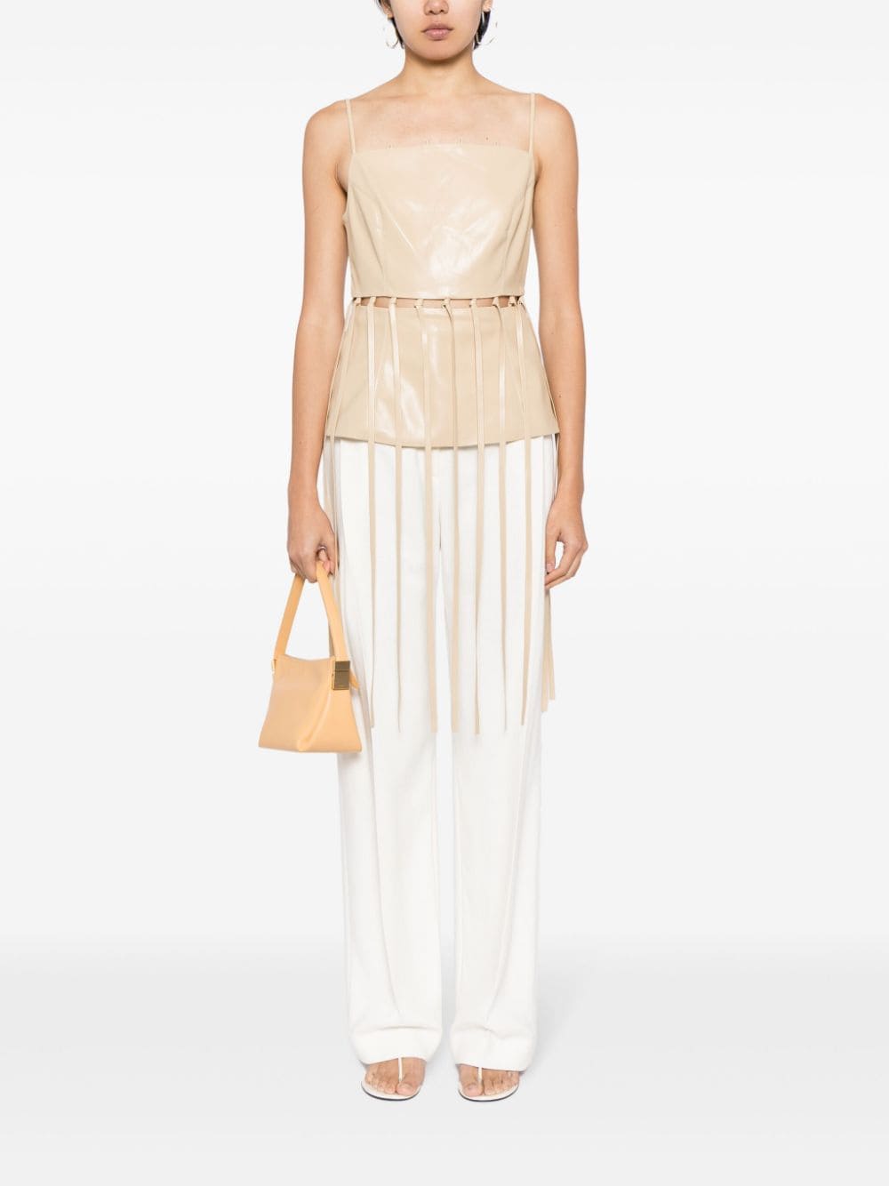 NANUSHKA Nanushka Citta Faux-Leather Top