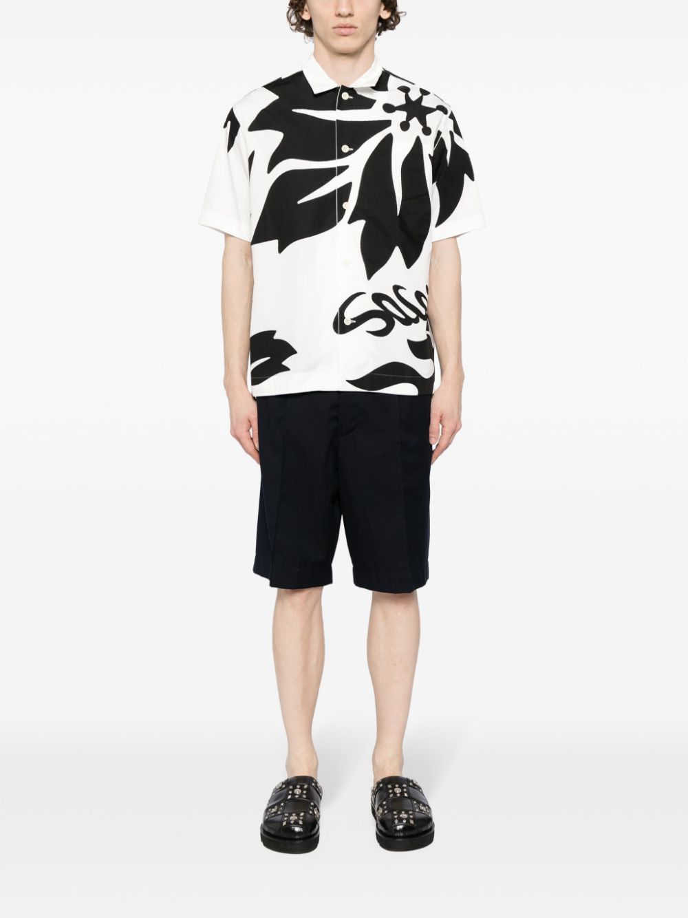 SACAI floral-print shirt