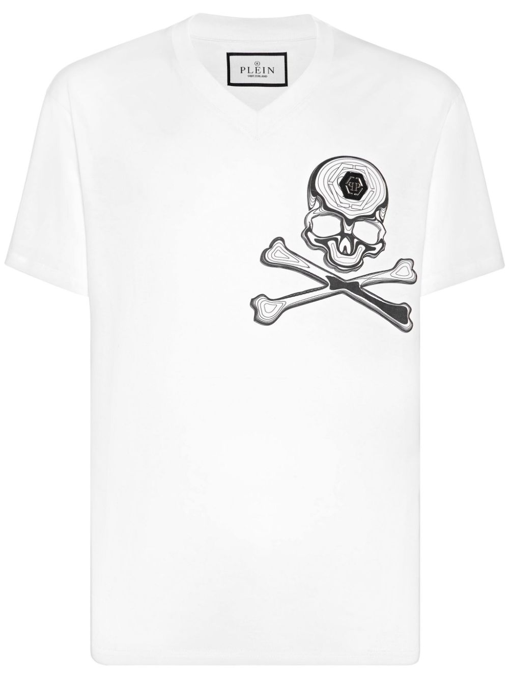 PHILIPP PLEIN skull-print cotton t-shirt