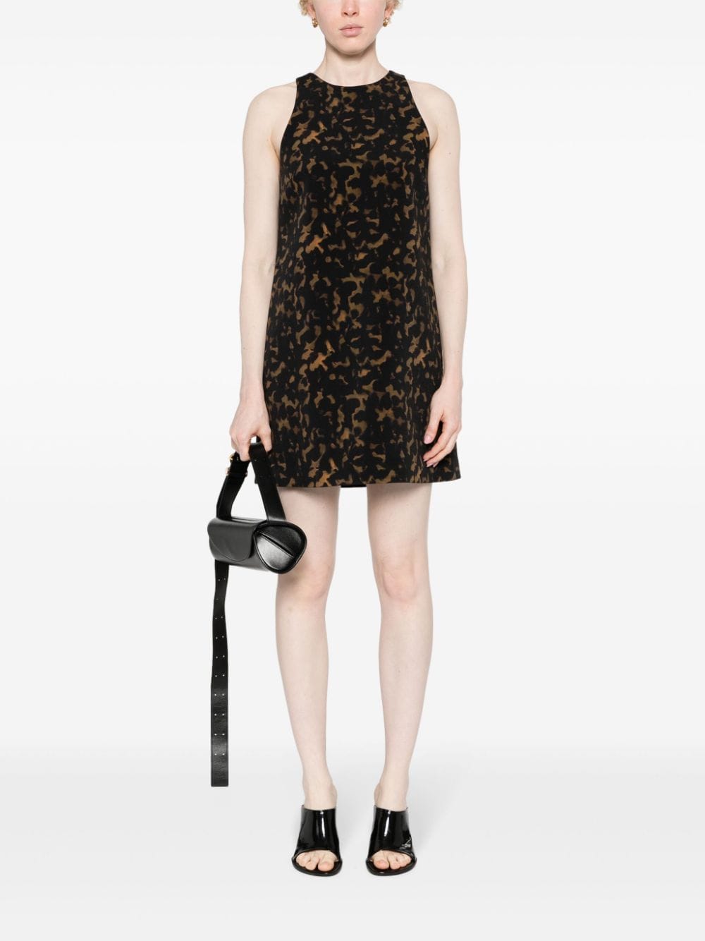 THEORY Theory Tortoiseshell Print Shift Dress