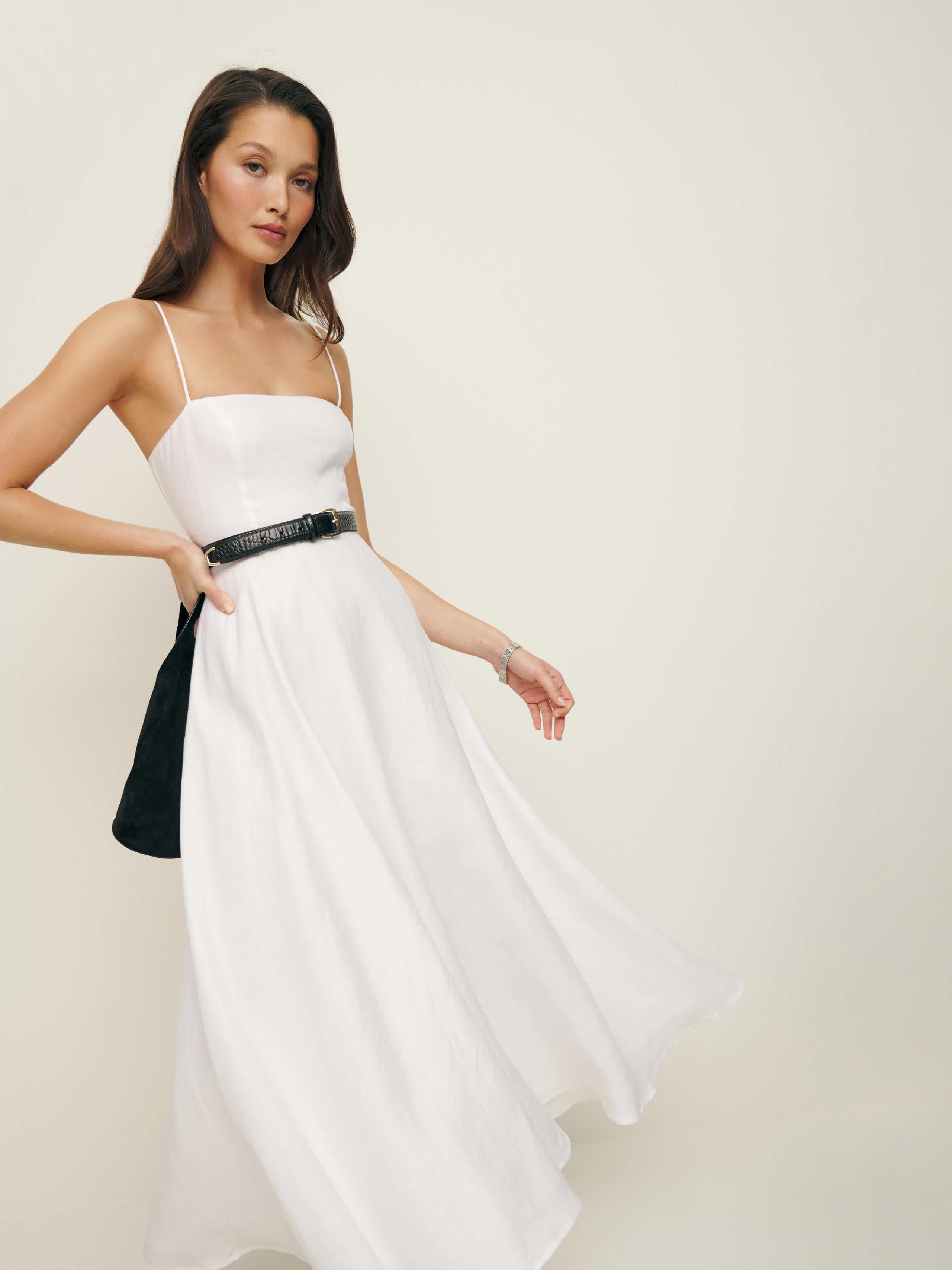 Reformation Monette Linen Dress | Ivory | 10 Reformation Monette Linen Dress | Ivory | 10