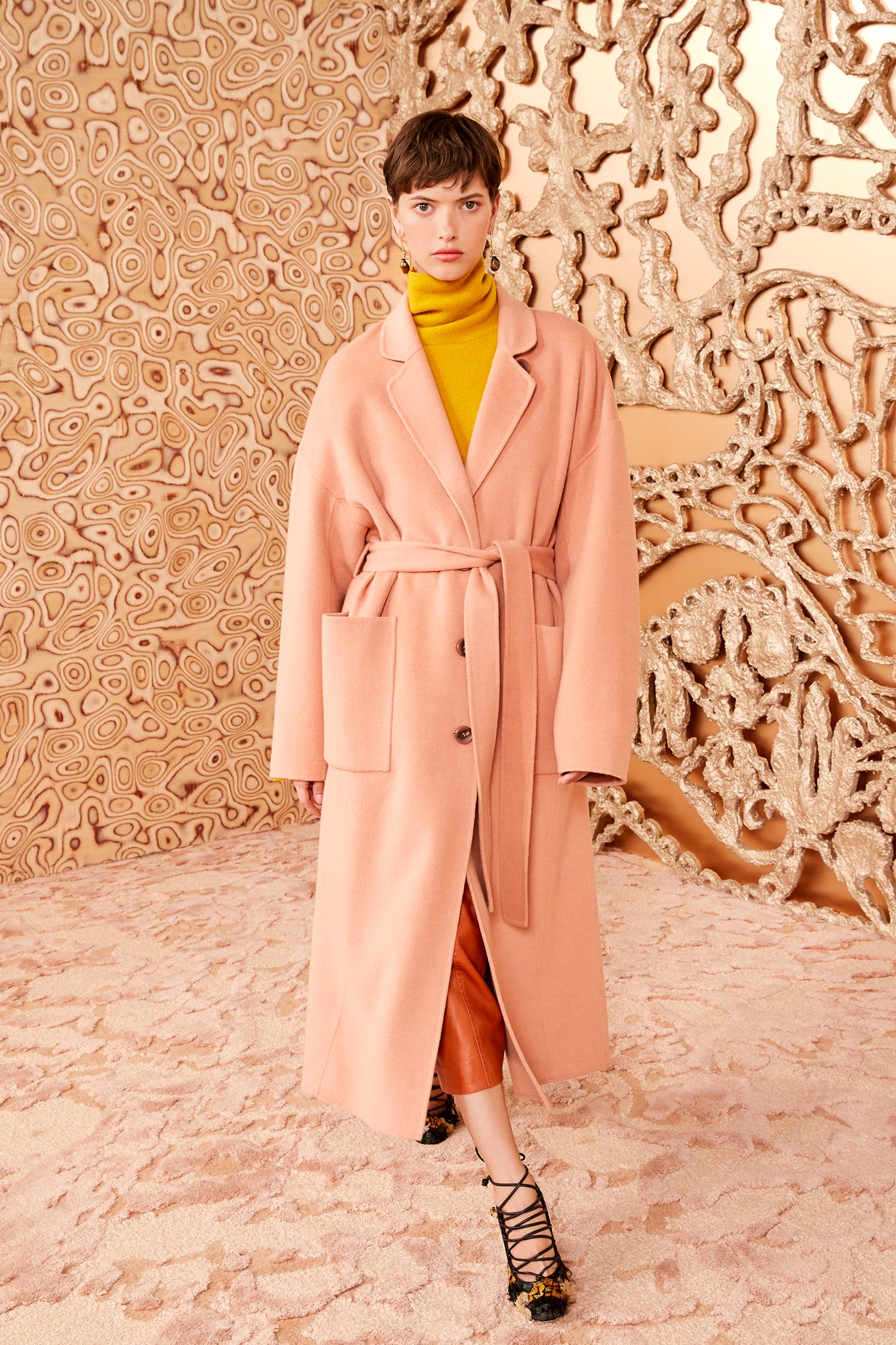 Ulla Johnson Harlow Cashmere Wool Coat In Alpenrose - 70% Off