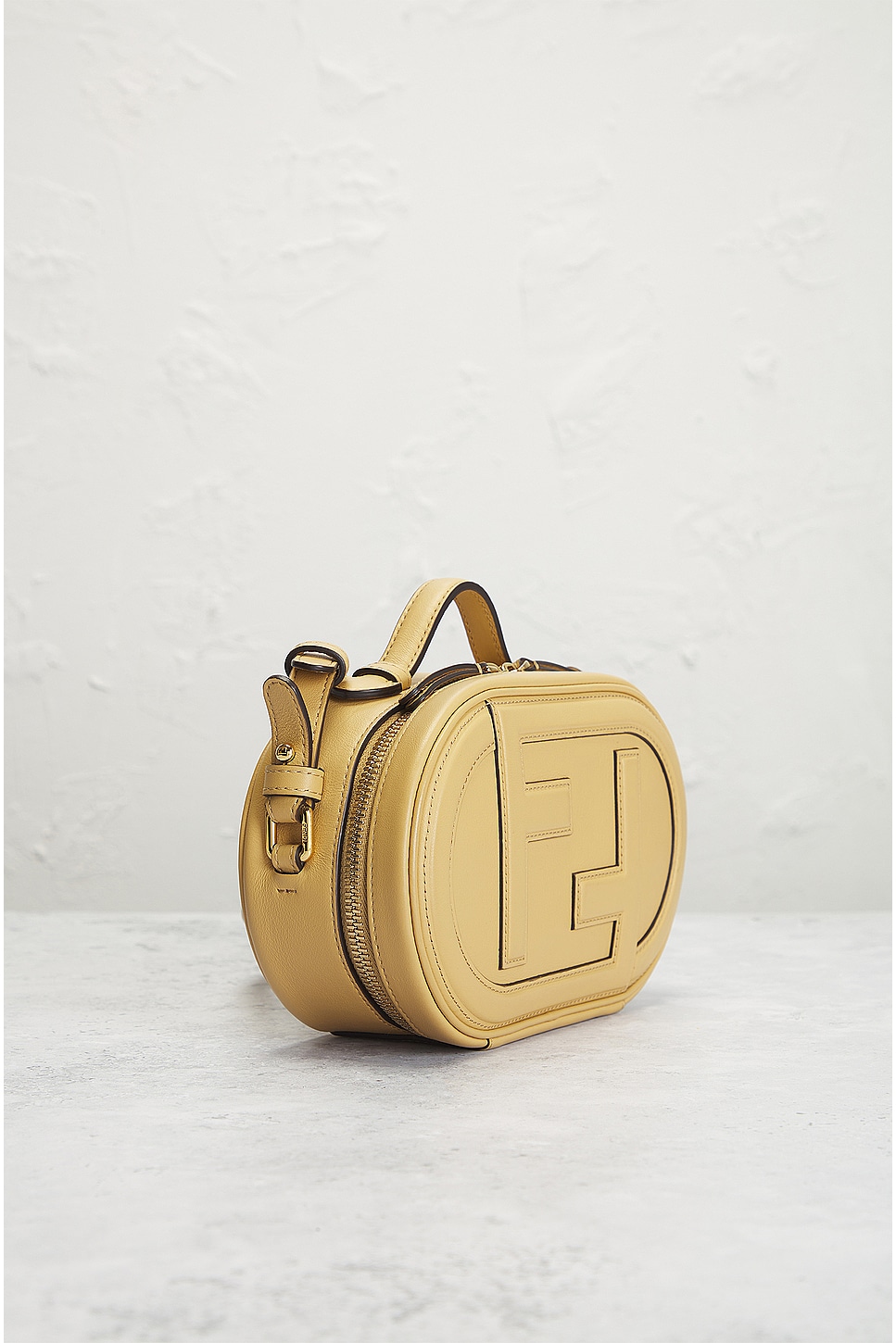 Fendi O Lock Camera Bag - Mustard | Editorialist