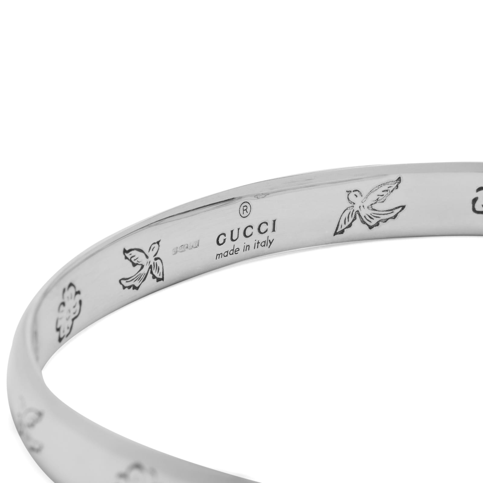 Gucci Blind For Love Bracelet In Silver - 30% Off | Editorialist