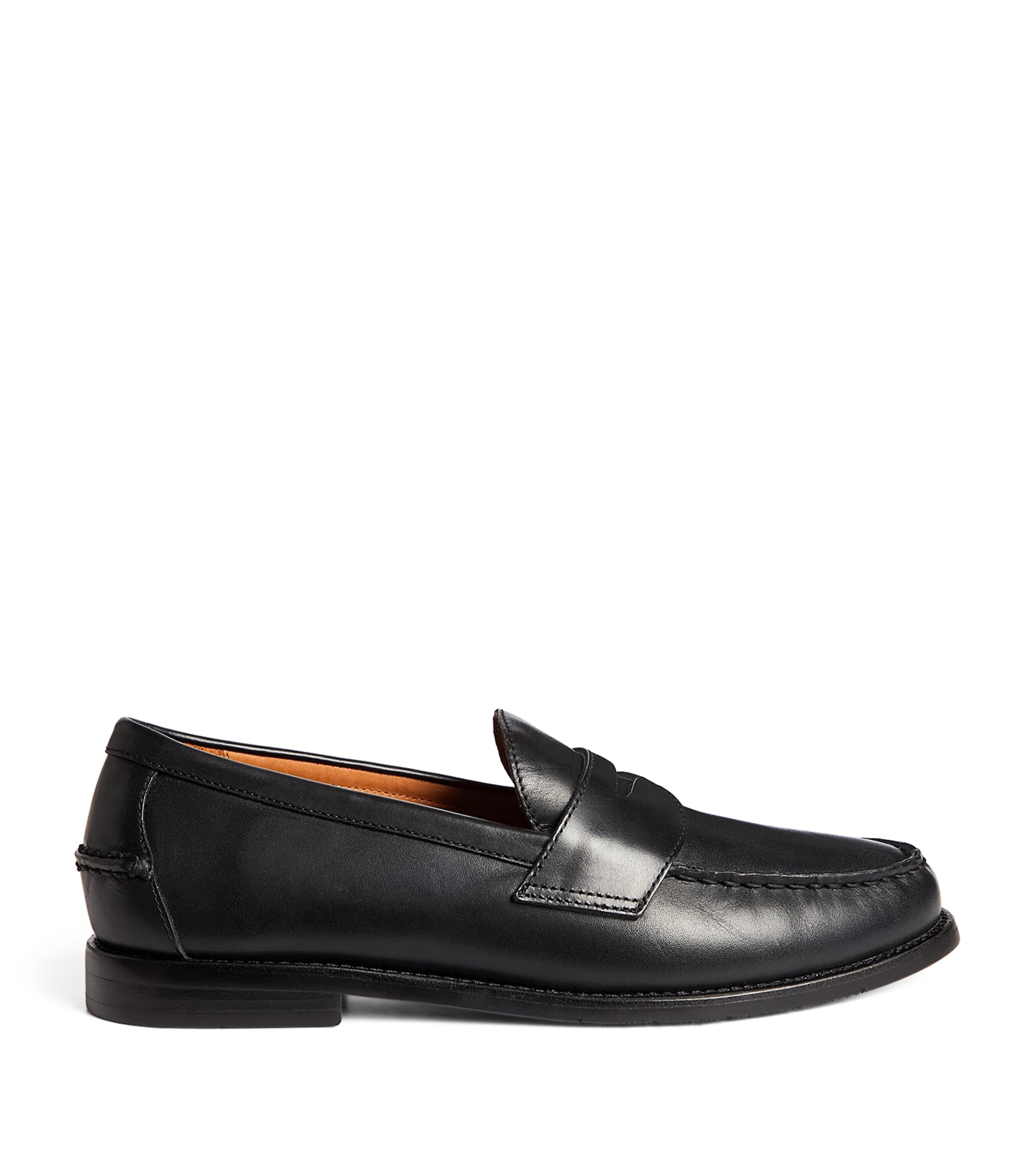 Polo Ralph Lauren Leather Loafers - Orange | Editorialist display picture 2