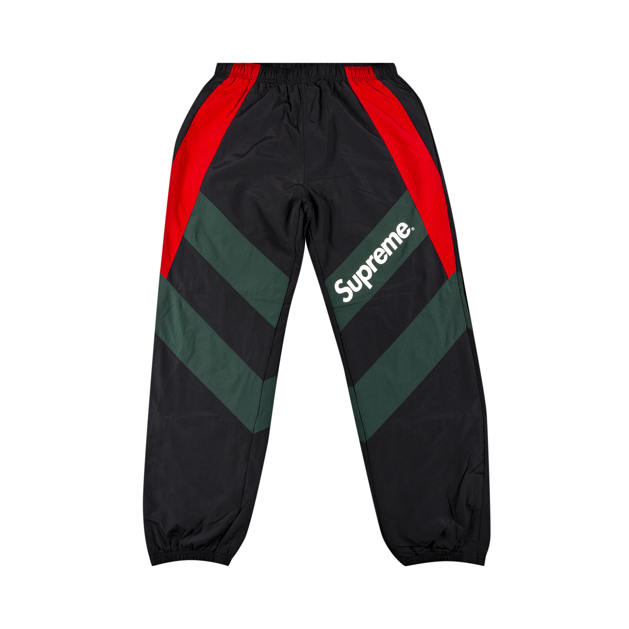 Supreme Paneled Belted Track Pant - Black | Editorialist