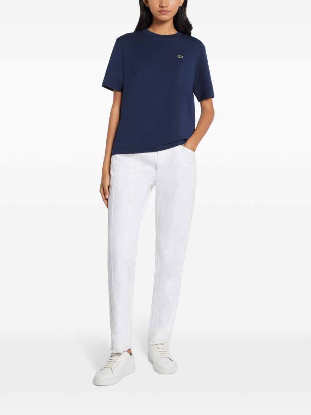 LACOSTE Lacoste Logo-Patch Cotton T-Shirt