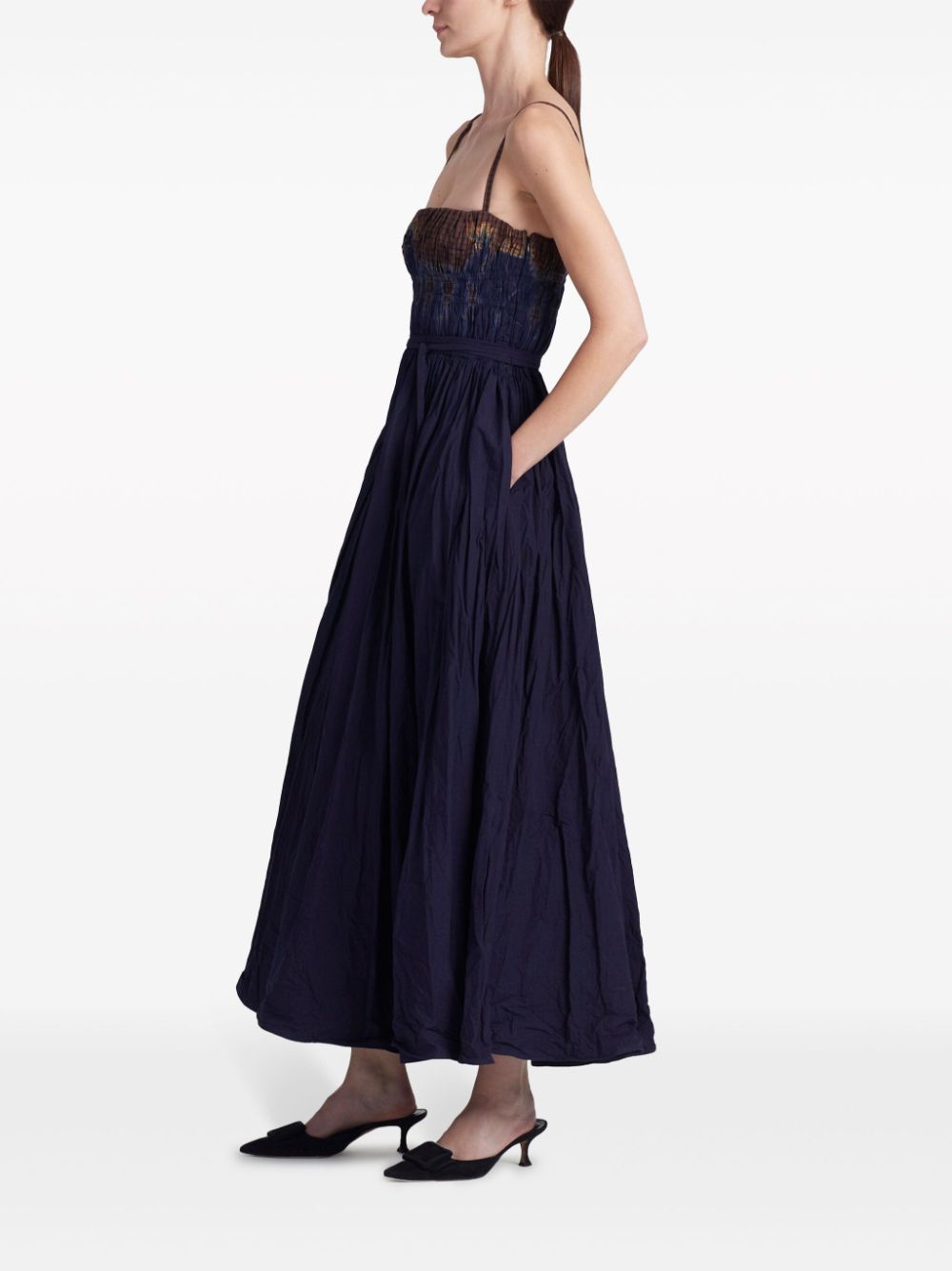 ALTUZARRA Andrea Tie-Dye Midi Dress