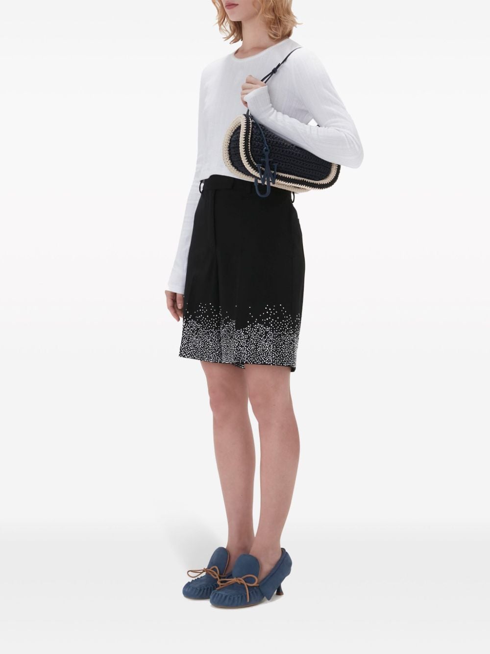 JW ANDERSON JW Anderson Bumper 15 Crochet Shoulder Bag